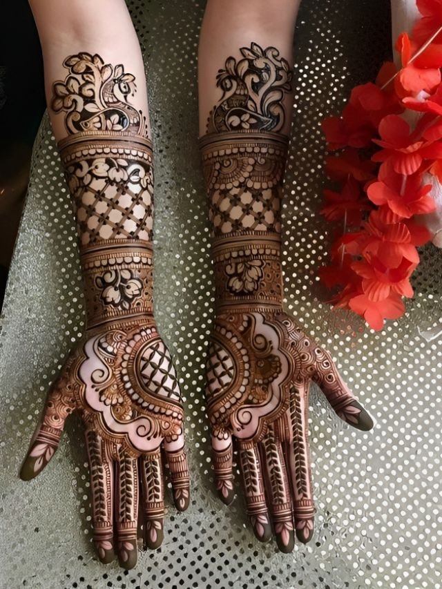 50 Latest Hand Bridal Mehendi Designs for Weddings