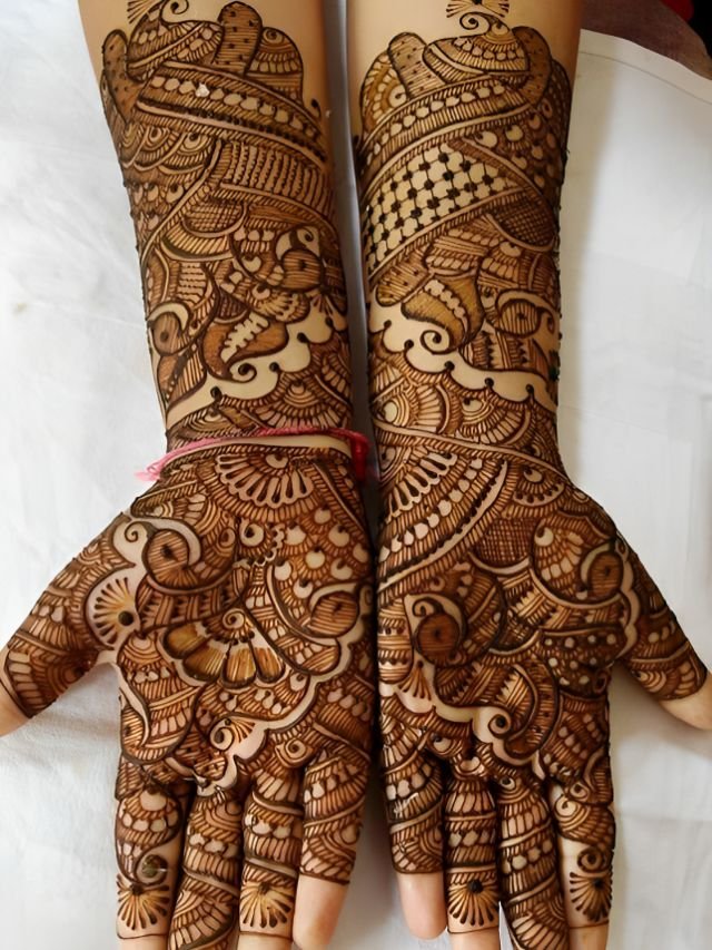50 Latest Hand Bridal Mehendi Designs for Weddings