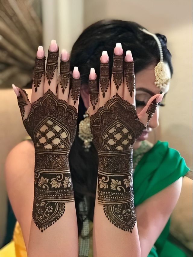 50 Latest Hand Bridal Mehendi Designs for Weddings