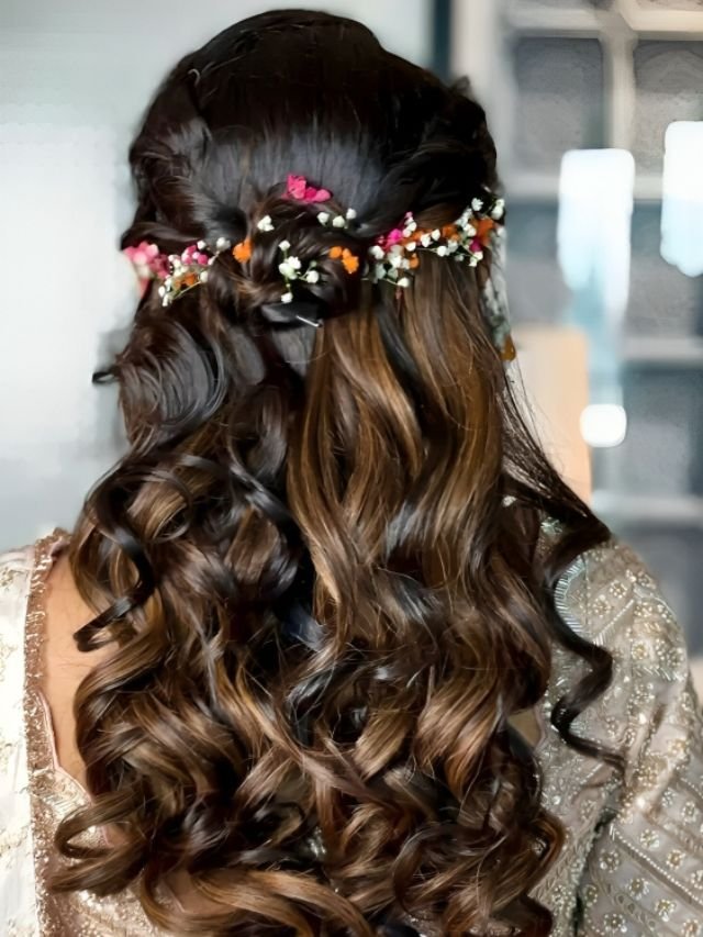 70+ Mesmerising Open Hairstyles for Wedding Ladies Can Try with ...