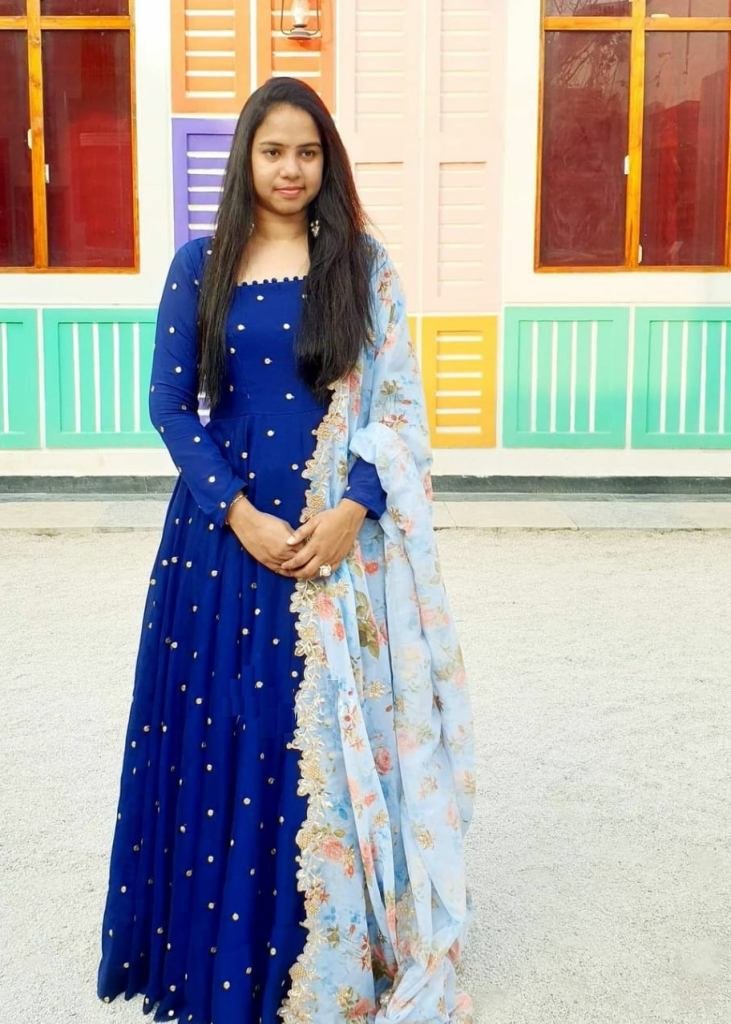 Buy Virdi Royal Blue at Rs. 1349 online from Fab Funda gowns : 1194