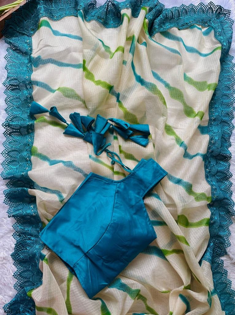 Exclusive Collection Heavy Border Rama Saree