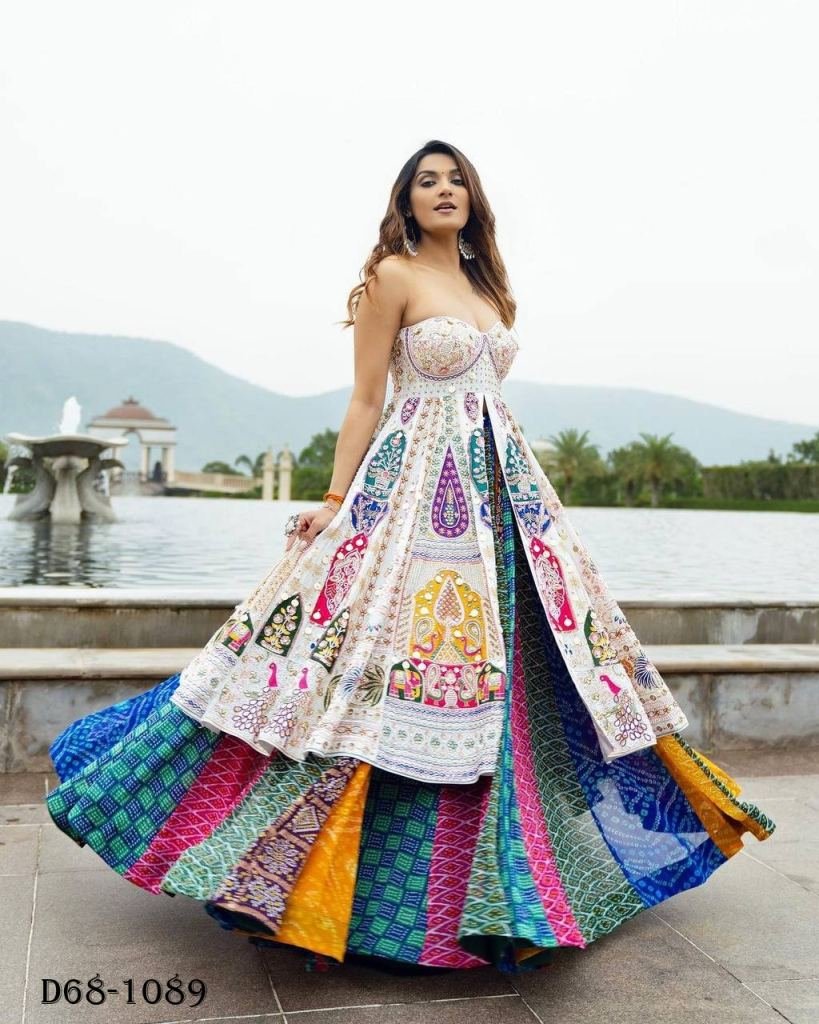 Fully Stitched Muslin Cotton Indo-Western Outfit