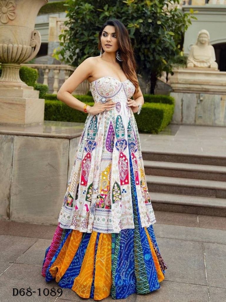 Fully Stitched Muslin Cotton Indo-Western Outfit