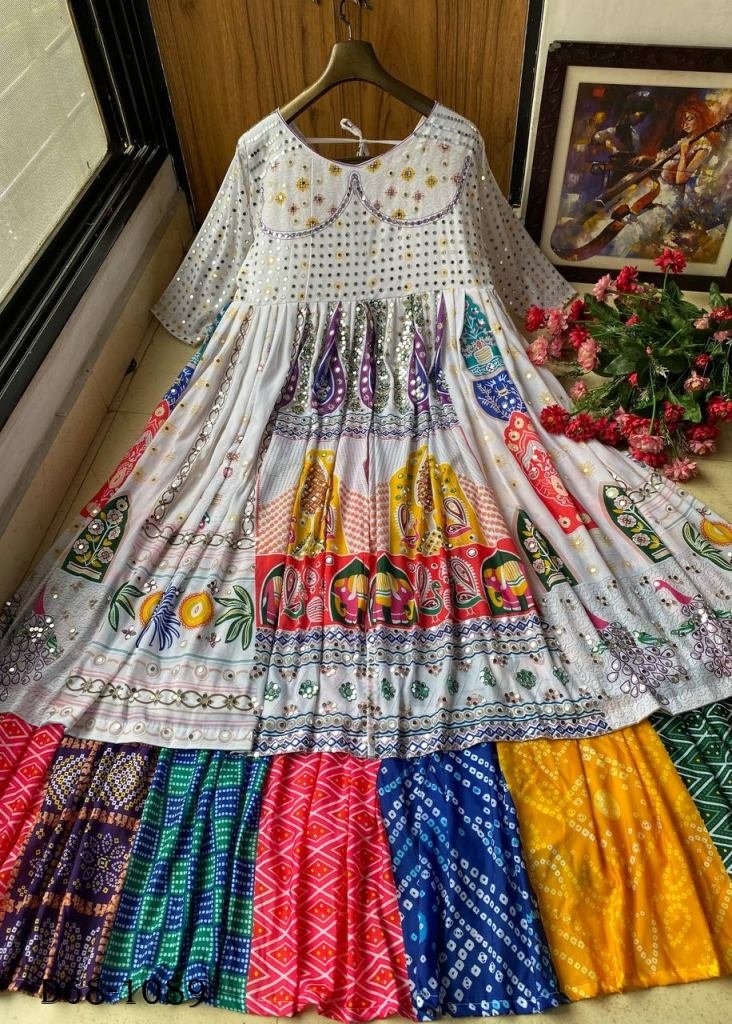 Fully Stitched Muslin Cotton Indo-Western Outfit